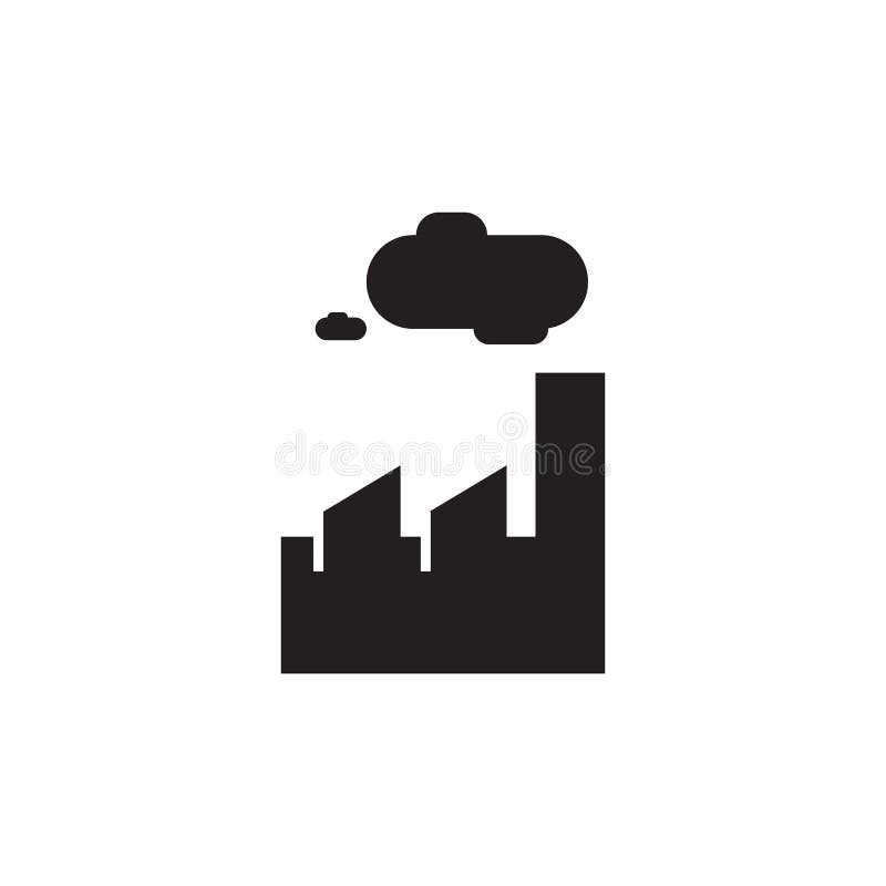 Pollution Vector Icon Logo Design Stock Vector - Illustration of ...