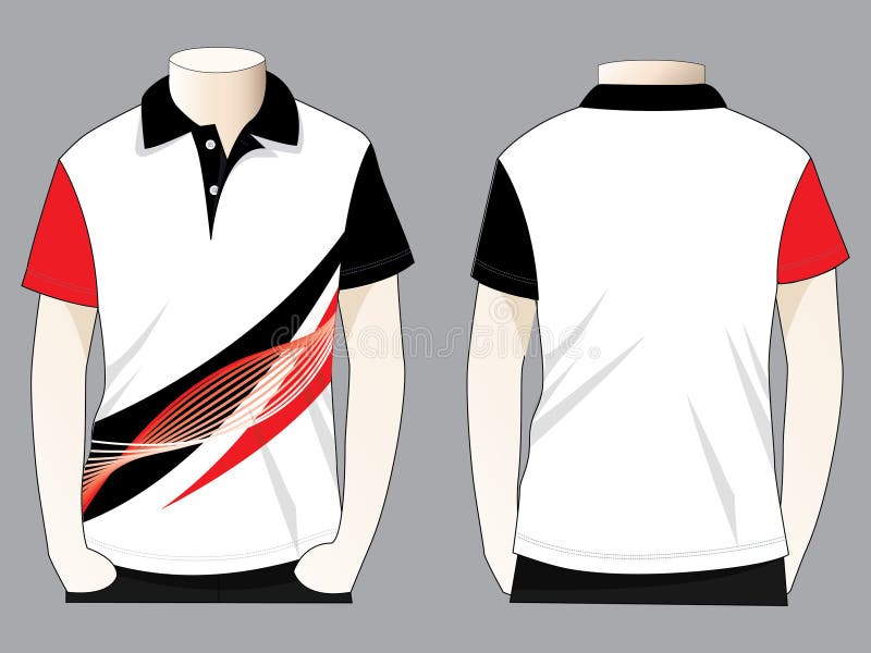 Three Color Polo Shirt Design Stock Illustrations – 119 Three Color ...