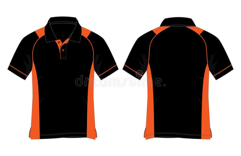 Slope Shoulder Polo Shirt Design Vector Stock Illustration ...