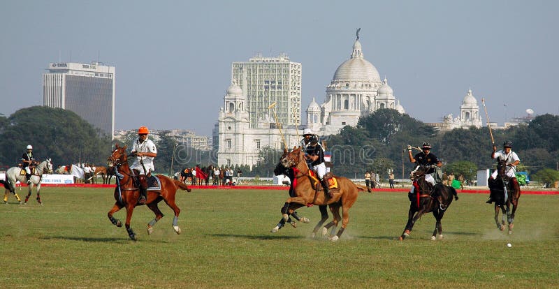 Polo game in Kolkata-India editorial stock photo. Image of motion ...