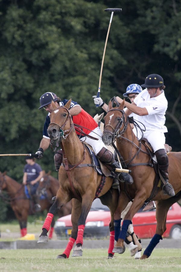 Action Shot of a Polo Match Stock Image - Image of helmets, helmet: 1925711