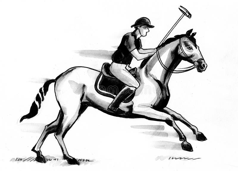 Game Polo Sketch Stock Illustrations – 164 Game Polo Sketch Stock ...