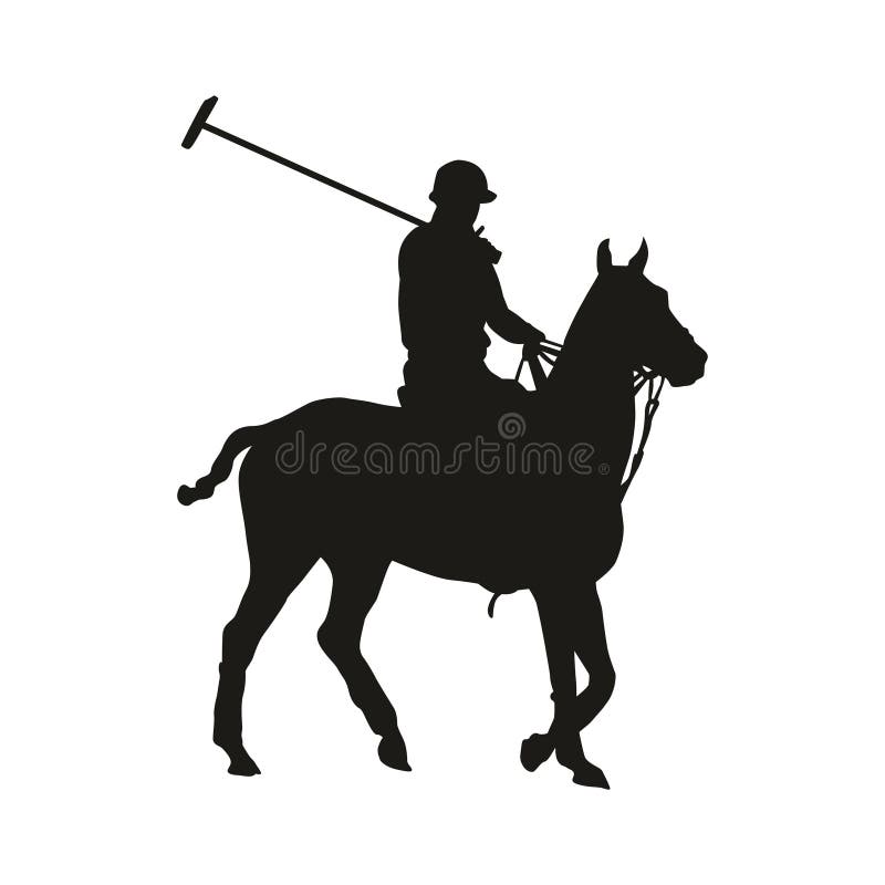 Polo Player Silhouette, Horse Polo Sport Vector Stock Vector ...