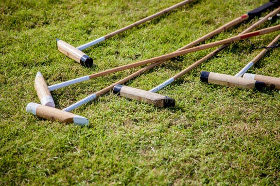Polo Rackets stock image. Image of equipment, ranch, endurance - 34445739