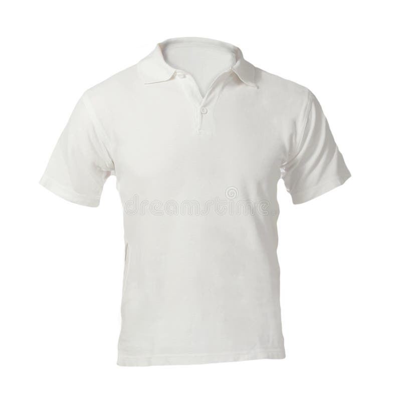 Polo Shirt Template Blanc Vide Des Hommes Image stock - Image du hommes ...