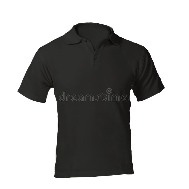 Polo Shirt Template Blanc Vide Des Hommes Image stock - Image du ...