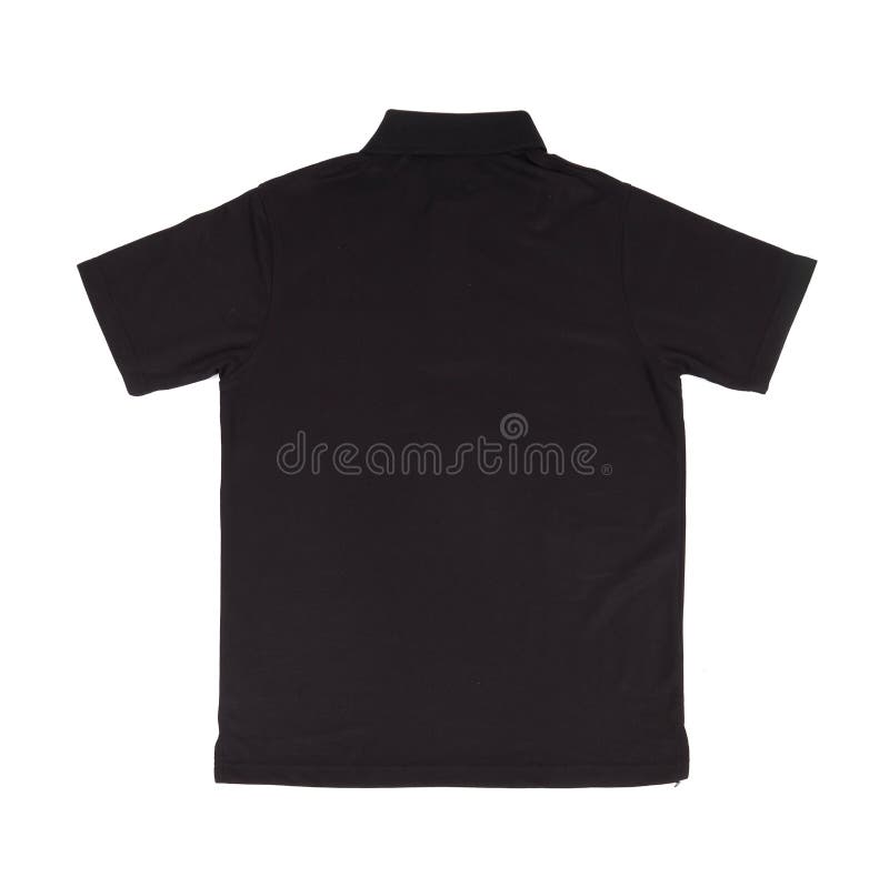 Polo Noir Sur Un Calibre De Jeune Homme Photo stock - Image du mode ...