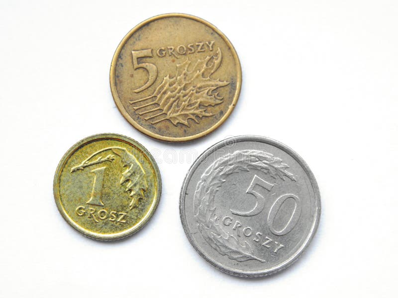 Jeden grosik zdjęcie stock. Obraz złożonej z bankowy - 33106866