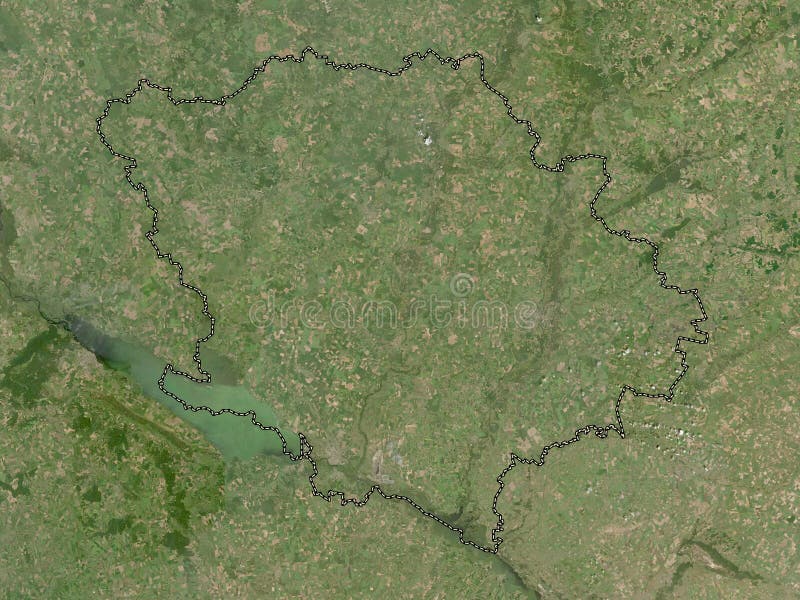 Poltava, Ukraine. Low-res Satellite. No Legend Stock Illustration ...