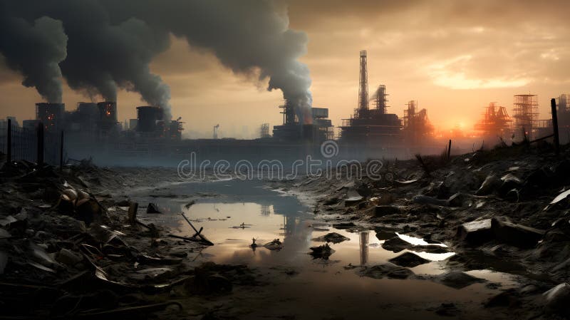 Polution, Devastating Effects To Environment and Planet Earth Stock ...