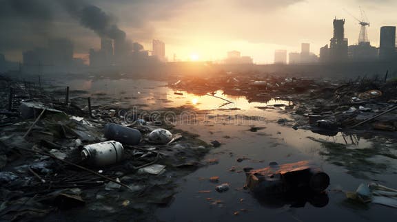 Polution, Devastating Effects To Environment and Planet Earth Stock ...