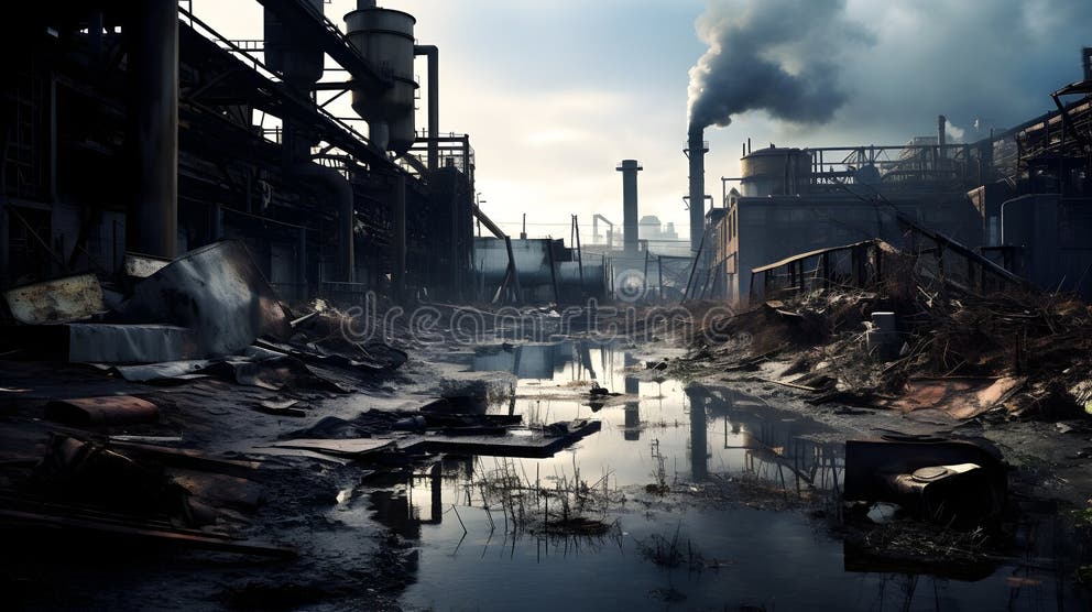 Polution, Devastating Effects To Environment and Planet Earth Stock ...