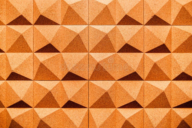 Poly Acoustic Panel Texture Close Up Stock Photo - Image of isolation ...