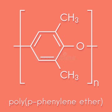 Polyp-phenylene Oxide PPO Polymer, Chemical Structure. Also Known As ...