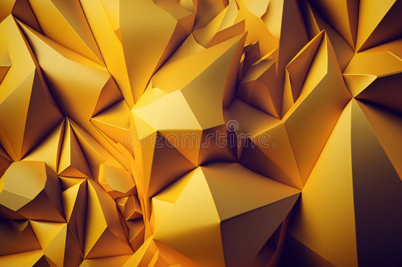 Poly Yellow Pattern, Abstract Background, Abstract, Backgrounds Stock ...