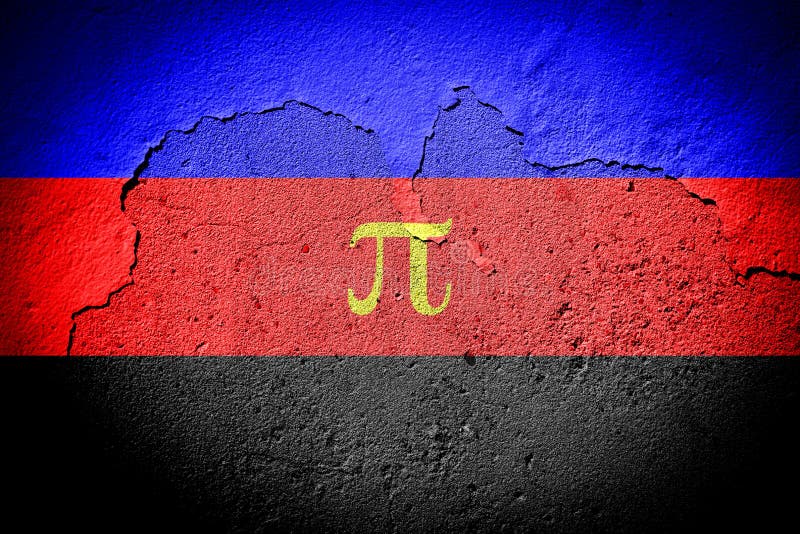 Polyamory Pride Flag on Cracked Wall Stock Photo - Image of weathered ...