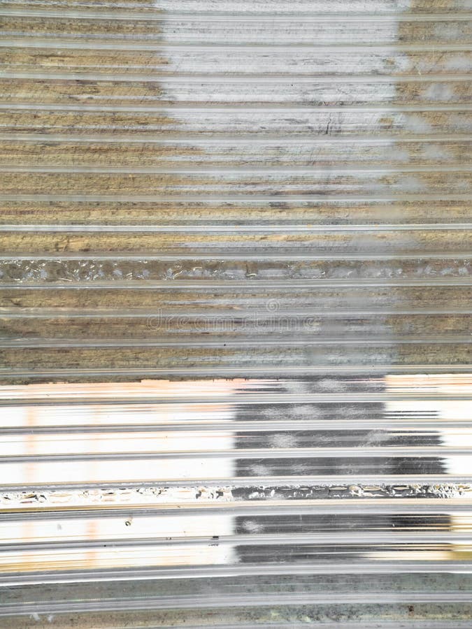 Polycarbonate Plastic Sheet for Roofing, Texture Stock Photo - Image of ...