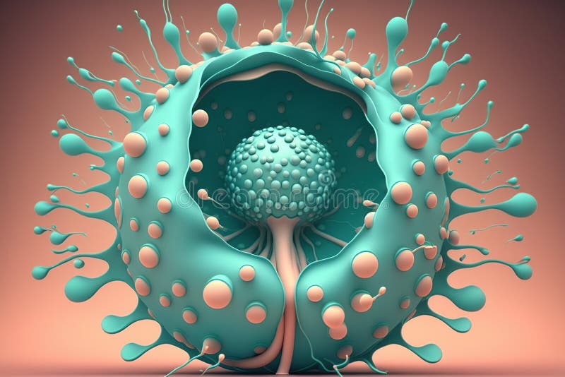 Polycystic Ovary Syndrome - Created by Generative AI Stock Illustration ...