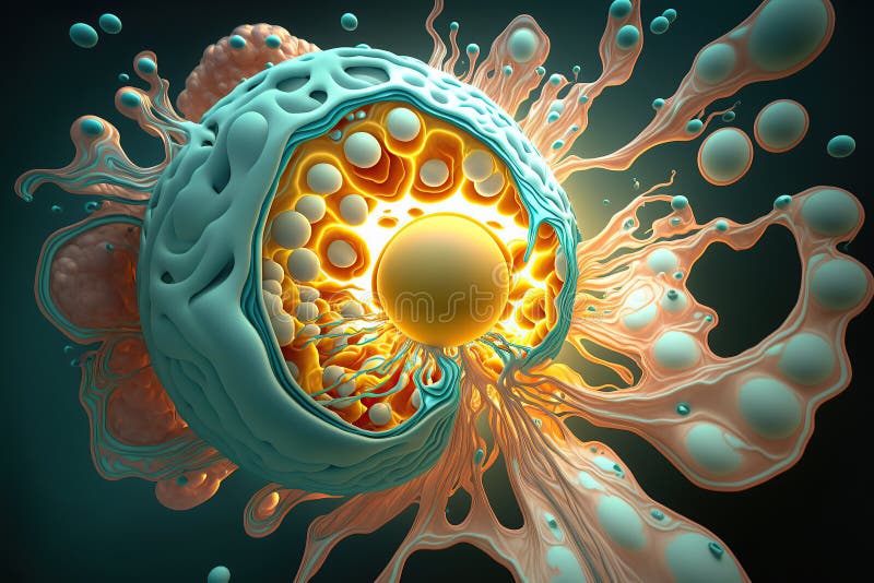 Polycystic Ovary Syndrome - Created by Generative AI Stock Illustration ...