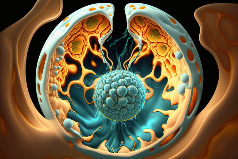 Polycystic Ovary Syndrome - Created by Generative AI Stock Illustration ...