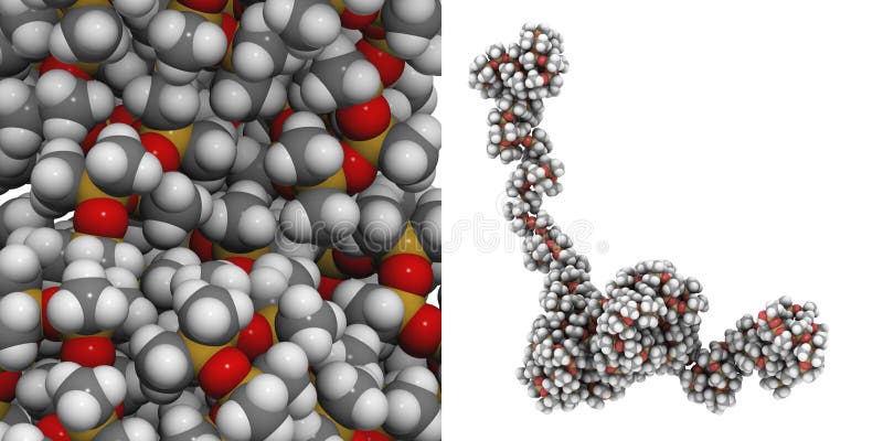 Silikonöl (Polydimethylsiloxan, PDMS) Silikonpolymer, Chemische ...