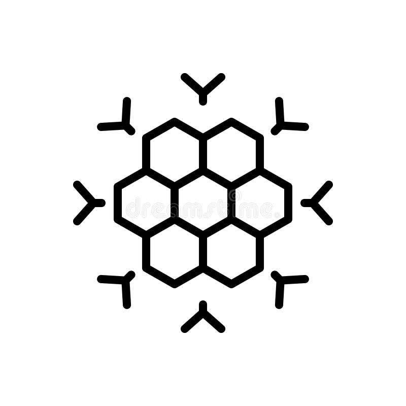 Black Line Icon for Polyester, Fiber and Synthetic Stock Vector ...