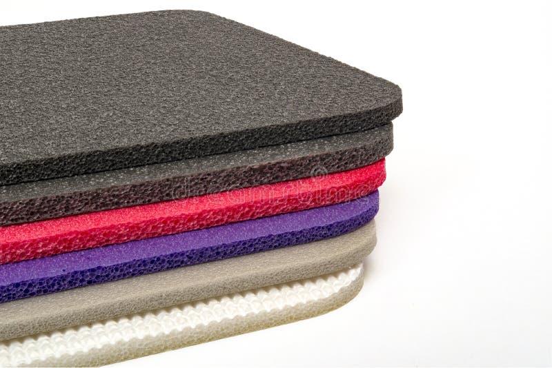 Polyethylene Material Multi Colour Foam Closed Up Stock Image - Image ...