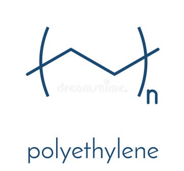 Polyethylene PE, Polythene, Polyethene Plastic, Chemical Structure ...
