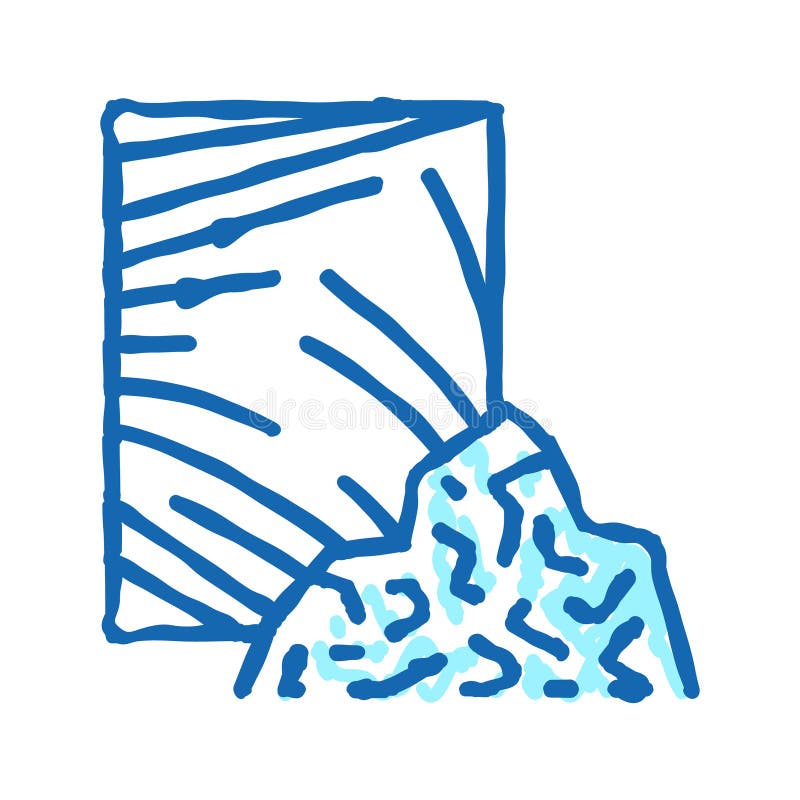 Polyethylene Plastic Icon Doodle Illustration Stock Illustration ...