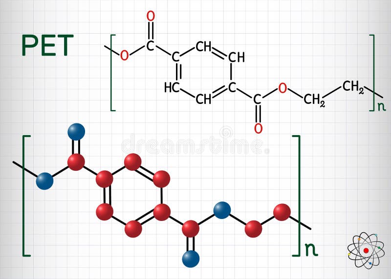 Polyethylene Terephthalate PET, PETE Polyester Plastic, Chemical ...