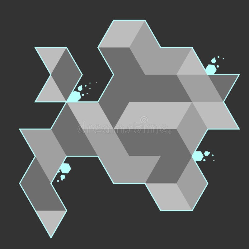 Polygon Abstract Background Stock Vector - Illustration of abstract ...