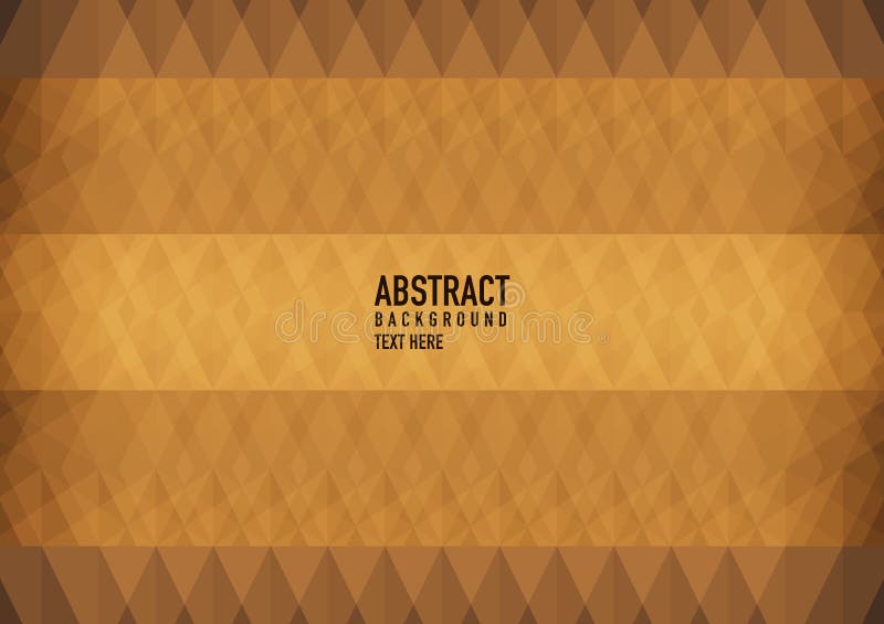 Polygon Abstract on Brown Background. Light Brown Vector Shining ...