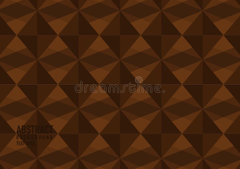 Polygon Abstract on Brown Background. Light Brown Vector Shining ...