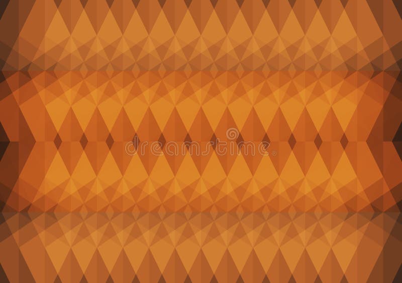 Polygon Abstract on Brown Background. Light Brown Vector Shining ...