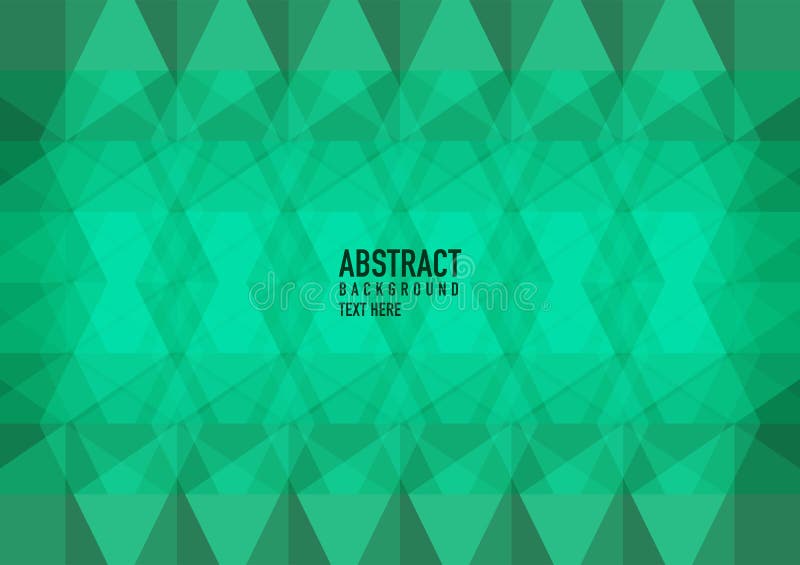 Polygon Abstract on Green Background. Light Green Vector Shining ...
