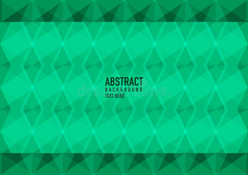 Polygon Abstract on Green Background. Light Green Vector Shining ...