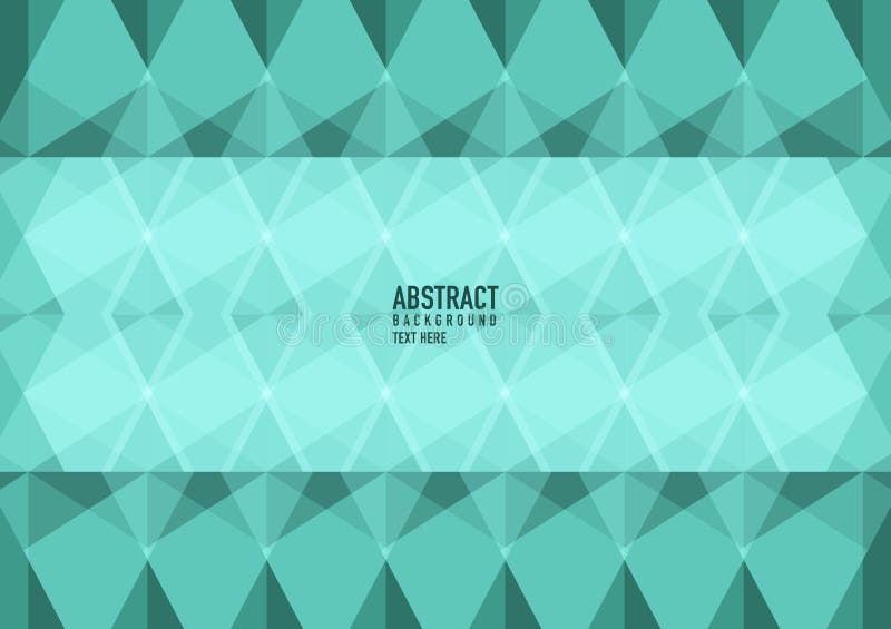 Polygon Abstract on Green Background. Light Green Vector Shining ...