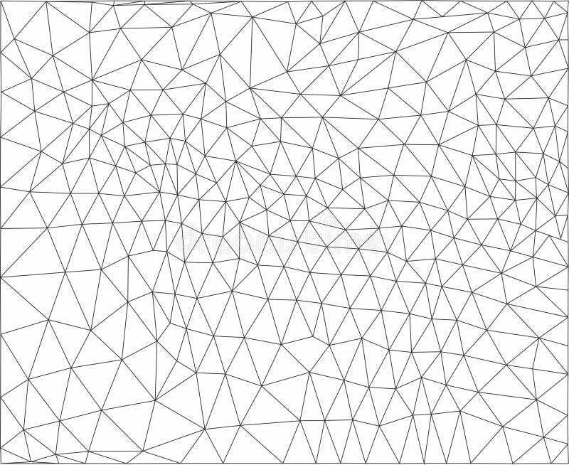 Polygon Abstract Polygonal Geometric Triangle Background. Origami White ...