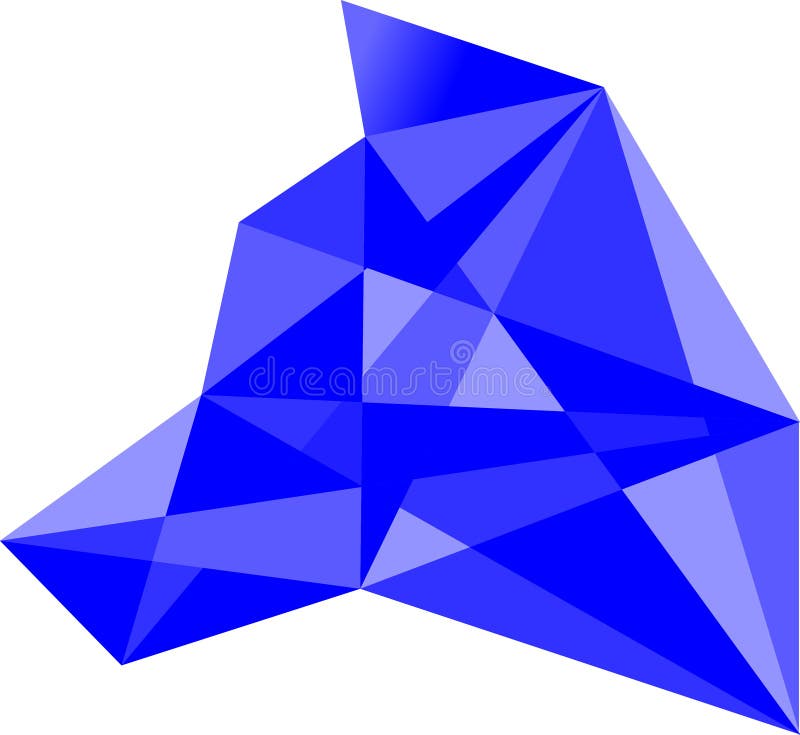 Polygon-abstraktes Logo, Vektor Logo Design Vektor Abbildung ...