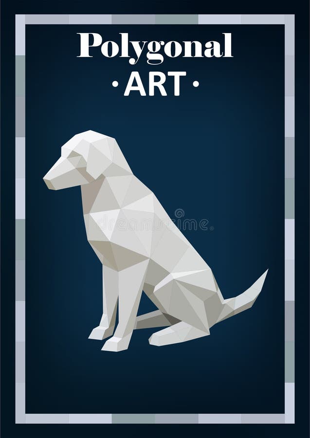 Polygon Animals in Abstract Style Stock Vector - Illustration of ...