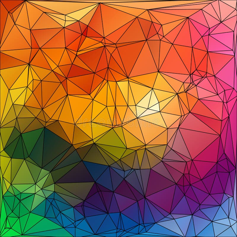 Polygon background stock vector. Illustration of dark - 105885155