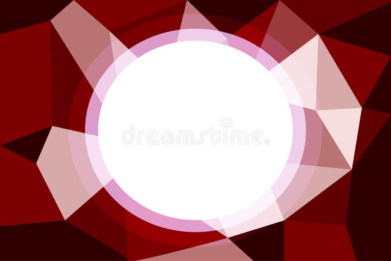 Polygon Background and Circle for Text Typography Stock Vector ...
