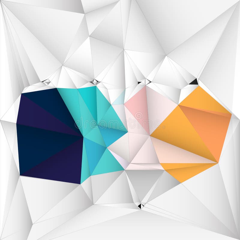 Abstract Polygon Shape for Wallpaper Background. Vector Image of ...