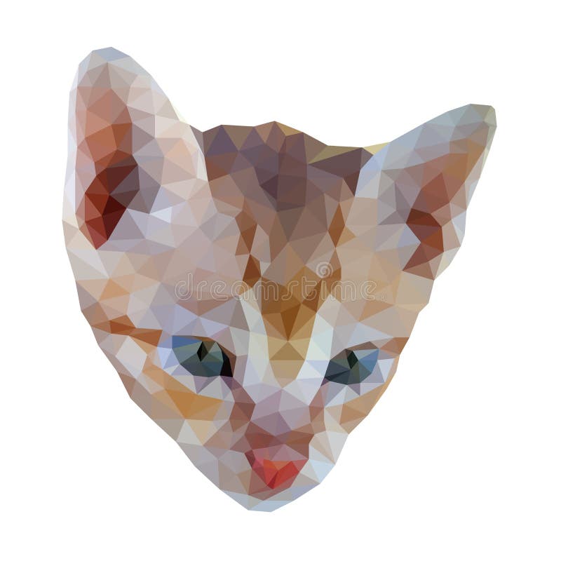 Cat Polygon Stock Illustrations – 1,201 Cat Polygon Stock Illustrations ...