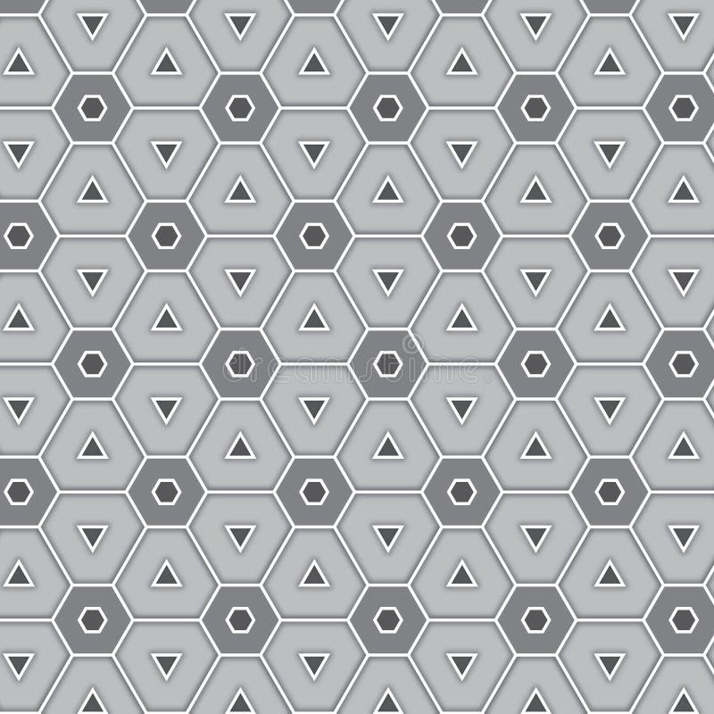 A polygon chain pattern stock illustration. Illustration of pattern ...