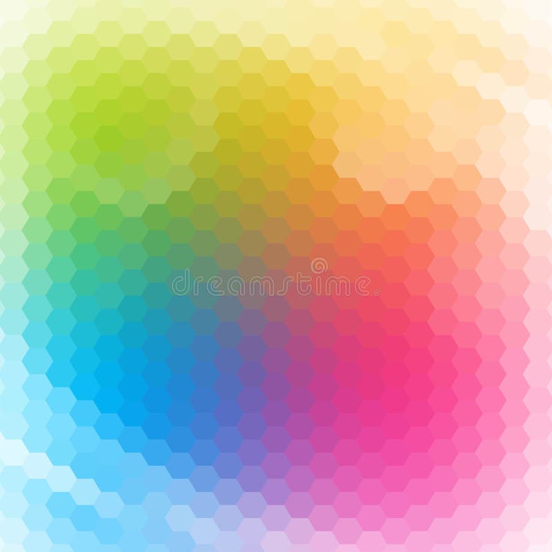 Polygon Colorful Lighting II. Polygonal Hex Color Gradient for ...