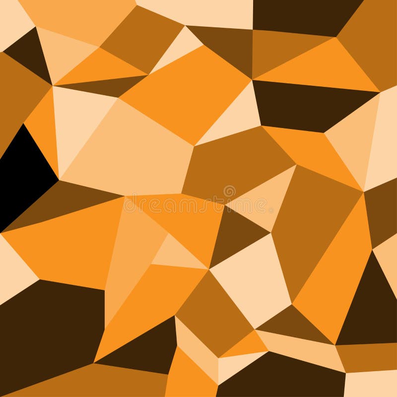 Orange Shade Square Polygon Vector Pattern Background Stock Vector ...