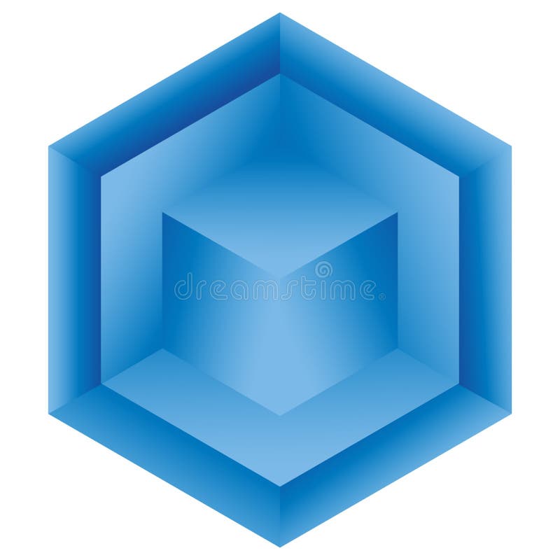 Polygon stock illustration. Illustration of inside, technology - 260552405