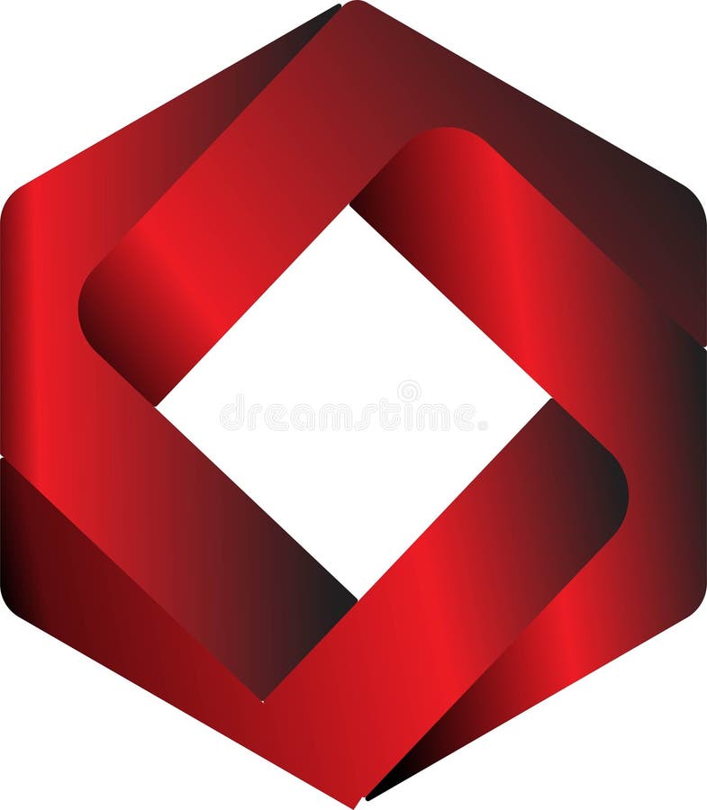3D Polygon Logo Design in Adobe Illustrator Stock Illustration ...