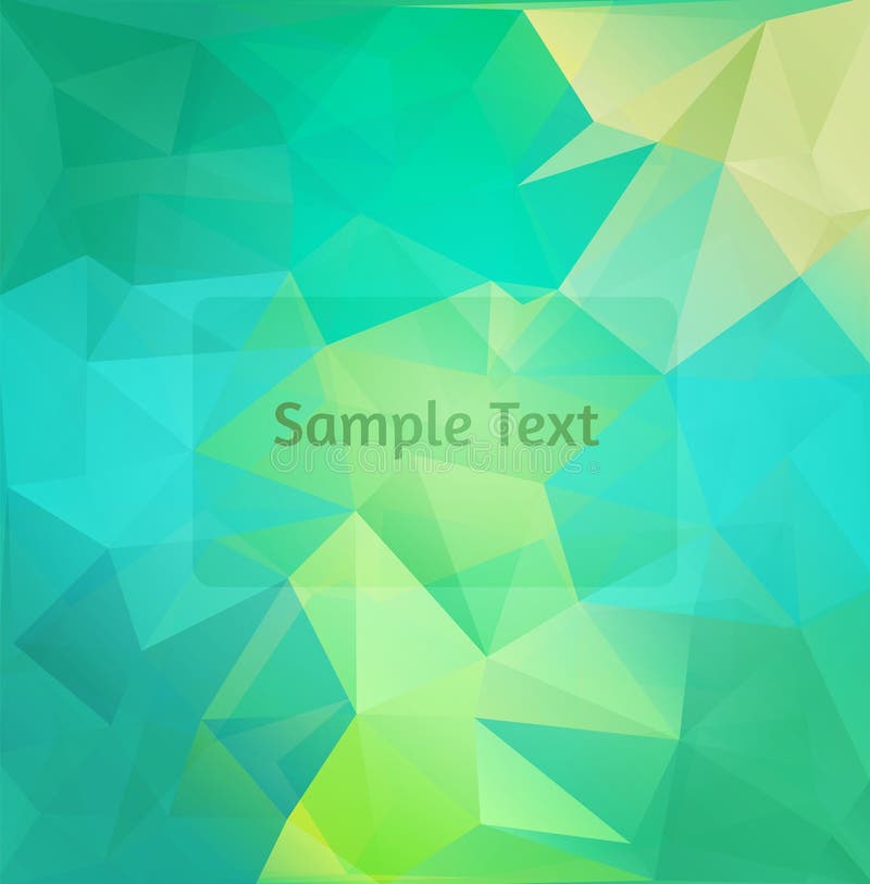 Polygon Design Stylized Vector Abstract Background Stock Vector ...
